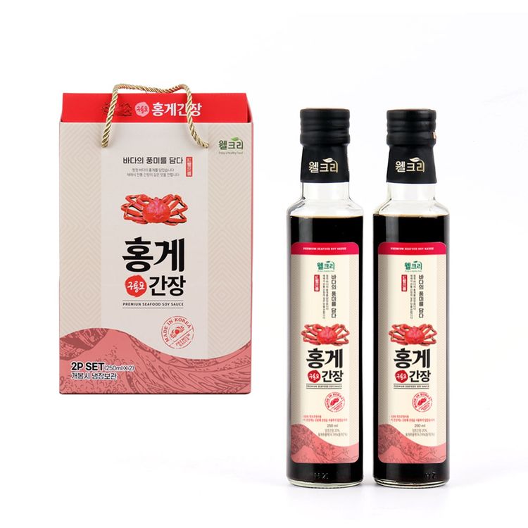 웰크리 홍게간장 250ml 2개 홈플러스 판매자택배