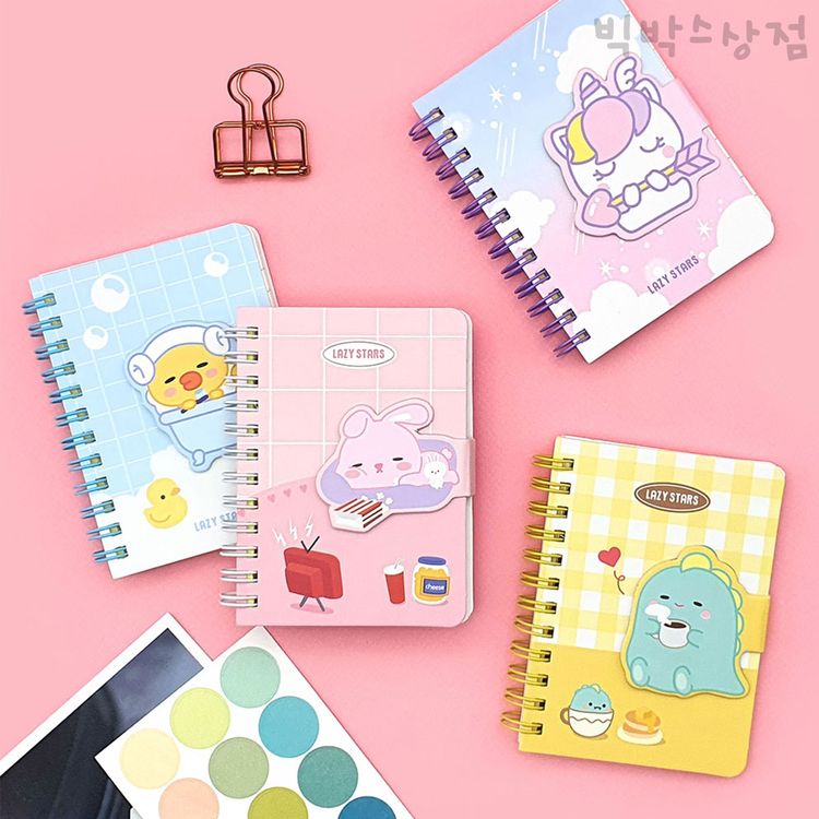 레이지스타 마그넷 수첩 1p 랜덤 메모지 미니 메모 패드 캐릭터 좌철수첩 토끼 유니콘 공룡 홈플러스 택배배송