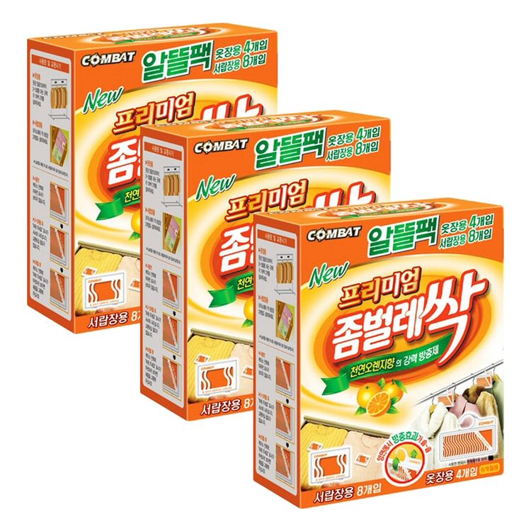 컴배트 좀벌레싹 콤보형서랍8개옷장4개입 X 3개 홈플러스 택배배송