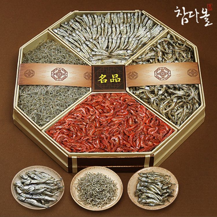 통영 팔각한지함멸치선물세트 2호세멸350g자멸300g소멸300g홍새우200g 홈플러스 택배배송