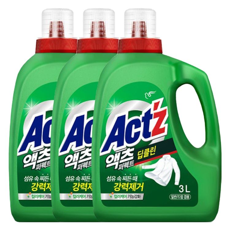 피죤 액츠 퍼펙트 딥클린 일반드럼겸용 용기 3l X 3개 홈플러스 택배배송