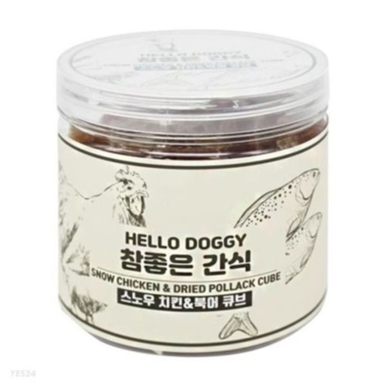 Js유통 헬로도기 참 좋은 간식 통 간식 치킨북어 150g 홈플러스 택배배송