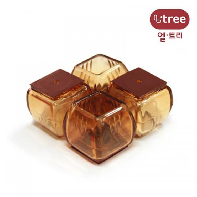 바닥 끌림방지 의자 발캡 소음방지 사각 35mm 4입 홈플러스 택배배송
