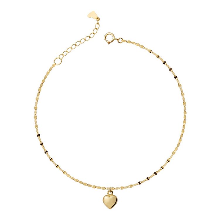 미니아트 14k Gold 볼륨하트 체인 팔찌 Gt130 홈플러스 택배배송