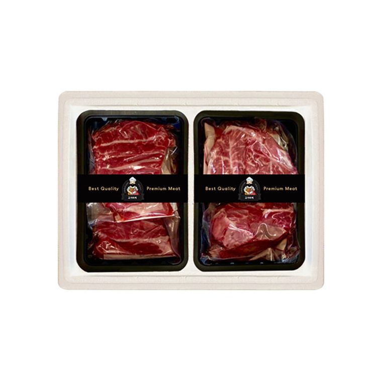 Usda 프라임 소고기 선물세트 2호 2구 등심300g살치150g꽃갈비살150g 홈플러스 택배배송