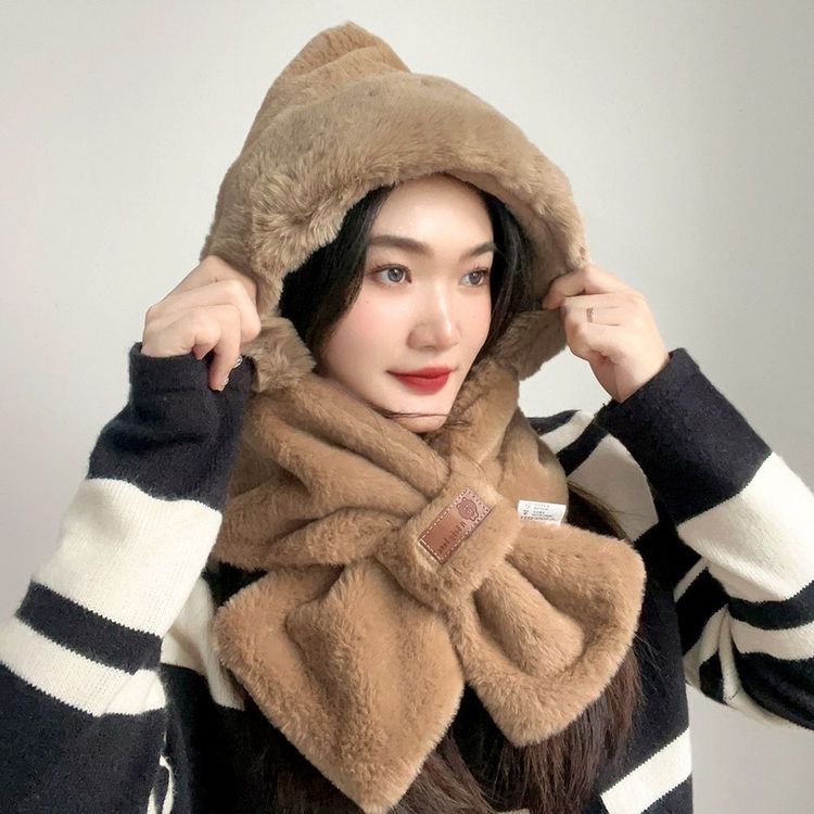 소프트퍼 후드 머플러 겨울귀마개모자 일체형목도리 홈플러스 택배배송