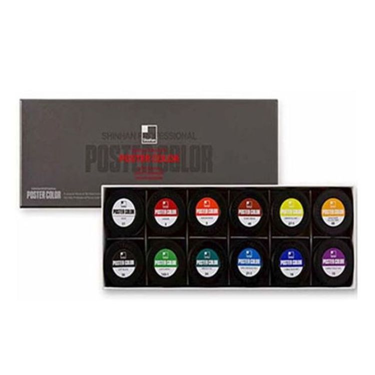 신한 포스터칼라 40ml 12색 전문가용 홈플러스 택배배송
