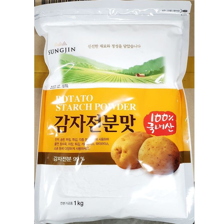 감자전분 성진 1kg X10 감자전분 감자 가루 가루 밀가루 홈플러스 판매자택배