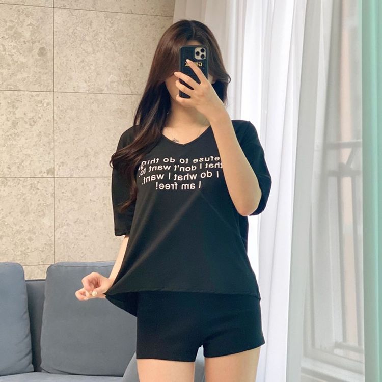 여성 편안한 인기 레터링 반팔 티셔츠 홈플러스 택배배송