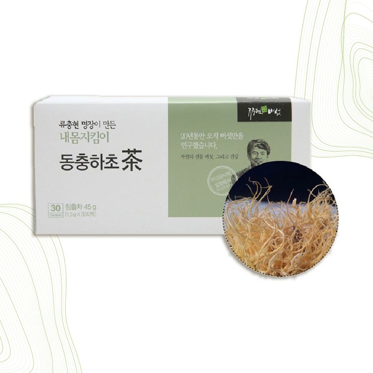 류충현장인 국내산 눈꽃 동충하초 버섯 균사체 먹는방법 차 티백 30입 홈플러스 택배배송