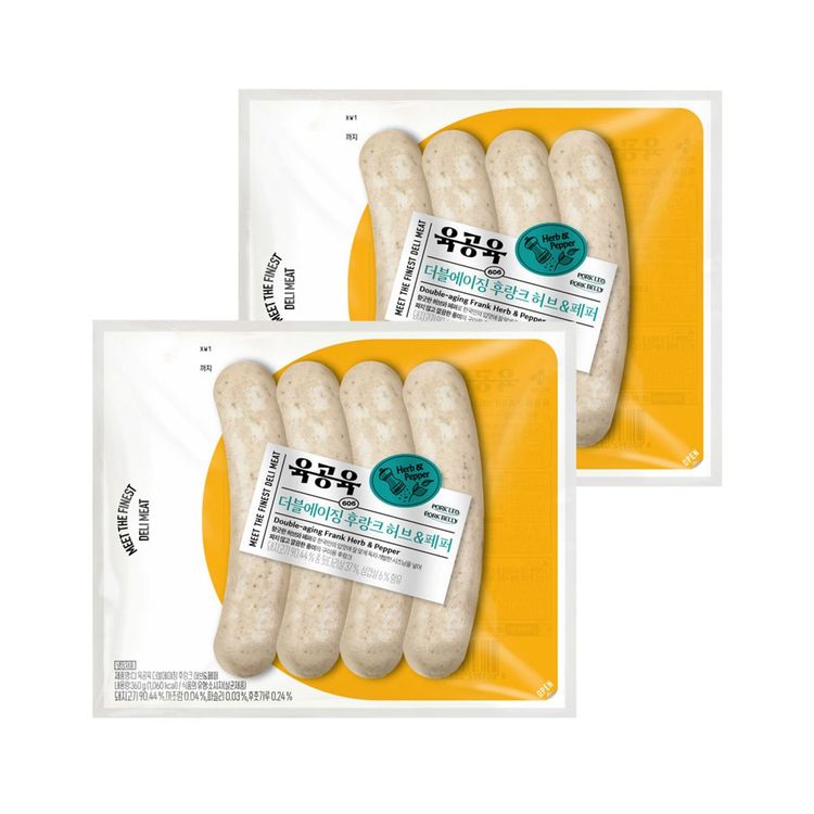 육공육 허브and페퍼 후랑크 소시지 360g X2개 홈플러스 택배배송