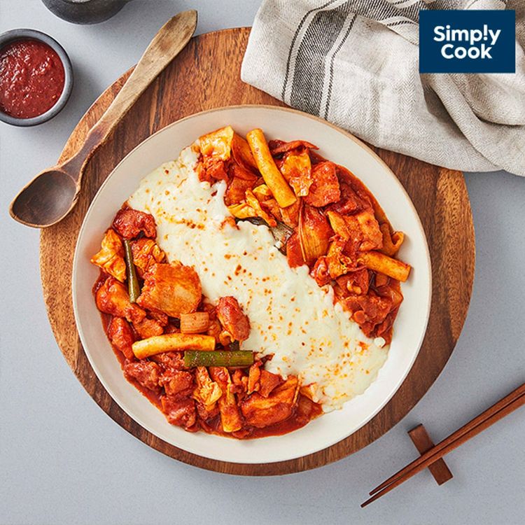 심플리쿡 치즈이불 닭갈비 940g 2인분 쿠킹박스 홈플러스 택배배송