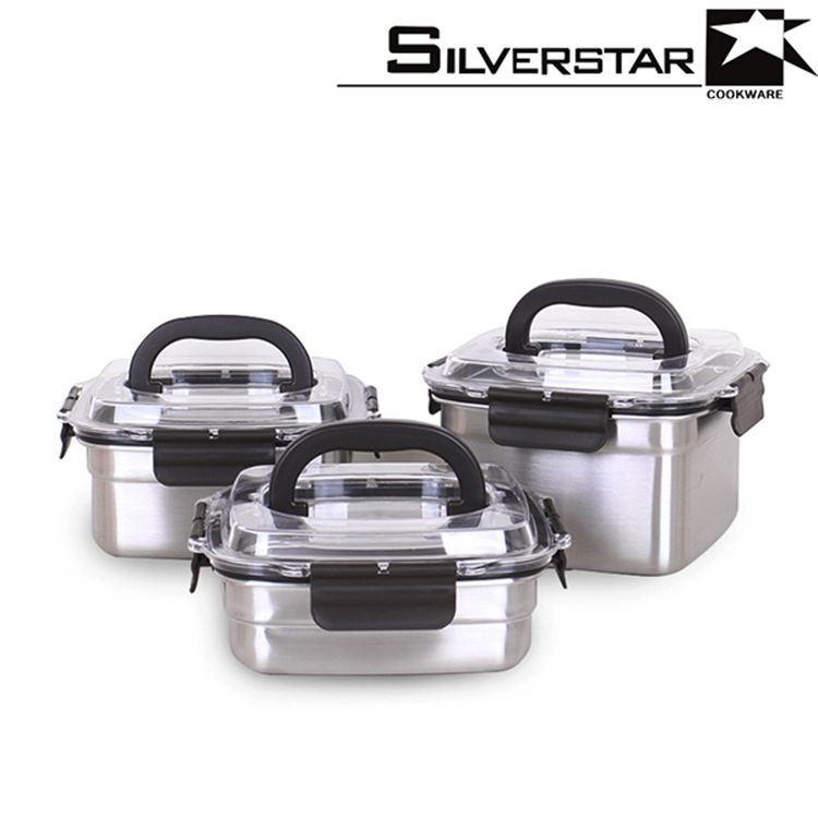 Silverstar 실버스타 오아이씨 국내산 돔형 스텐김치통 핸디 3종 홈플러스 택배배송