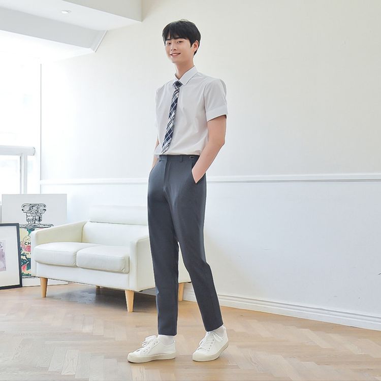 교복몰 스판 하복 먹색 조절 교복바지 교복 교복쇼핑몰 예쁜교복 중학교교복 교복브랜드 중학생 홈플러스 택배배송