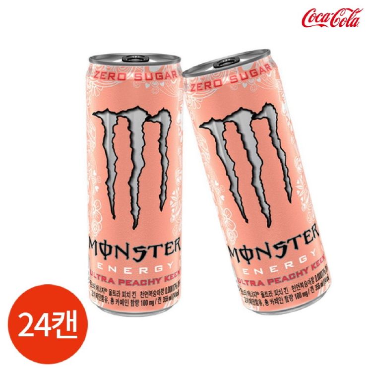 1017180 몬스터 에너지 제로 피치 킨 355mlx24캔 홈플러스 택배배송