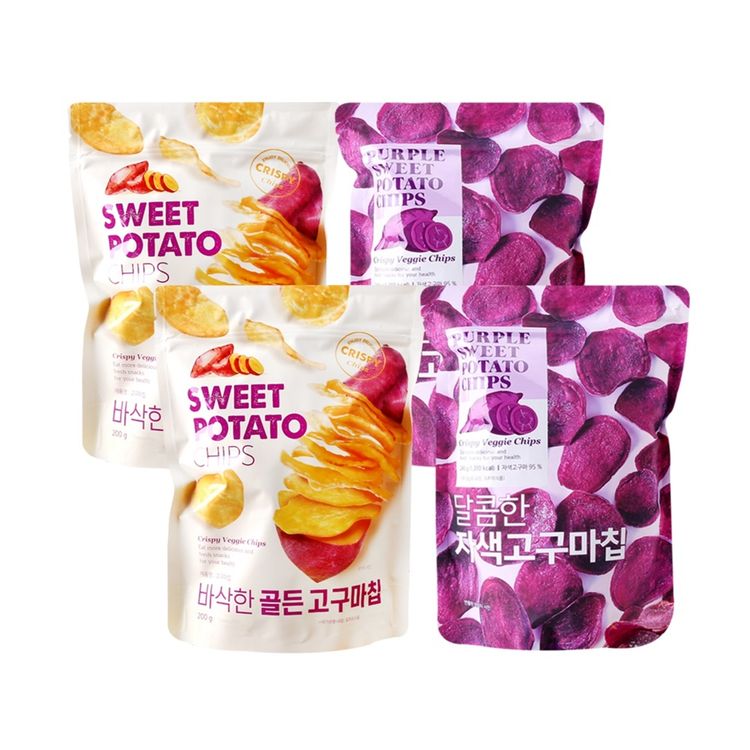더반 골든고구마칩200g 2봉 자색고구마칩240g 2봉 총4봉 홈플러스 택배배송