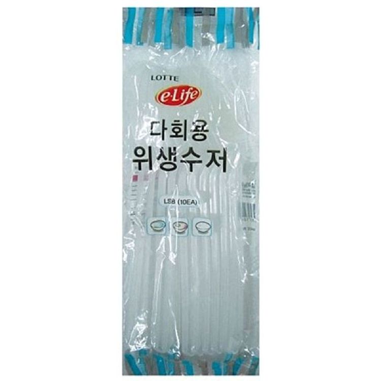 롯데 일회용 위생 숟가락 10p 위생수저 일회용수저 일회용숟가락 여행용숟가락 다용도숟가락 홈플러스 택배배송