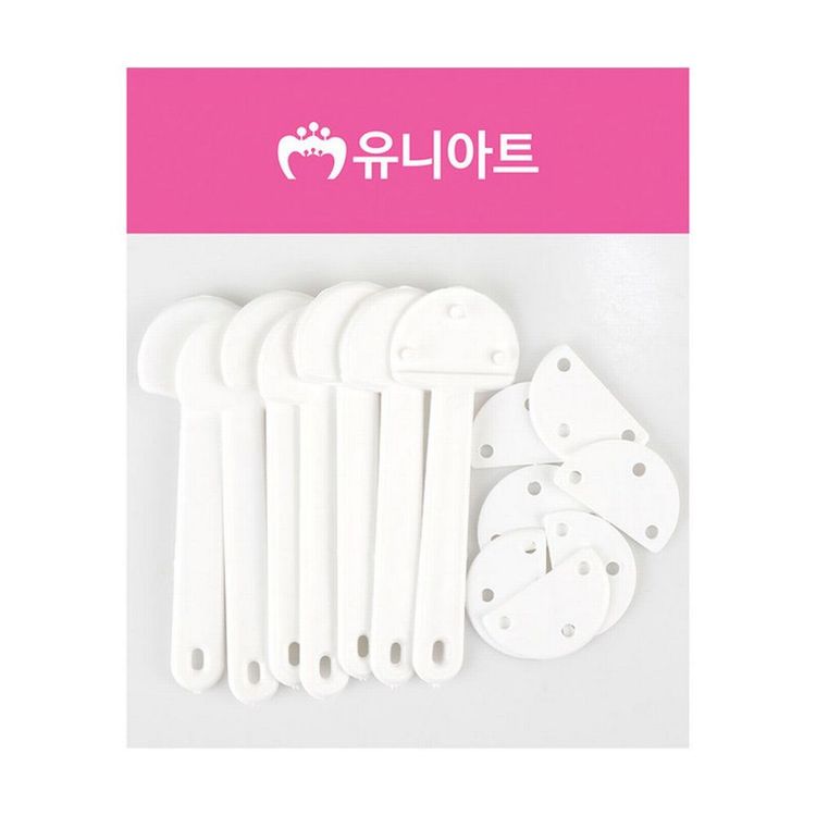 유니아트 2000 반달 조립 부채 흰색 홈플러스 택배배송