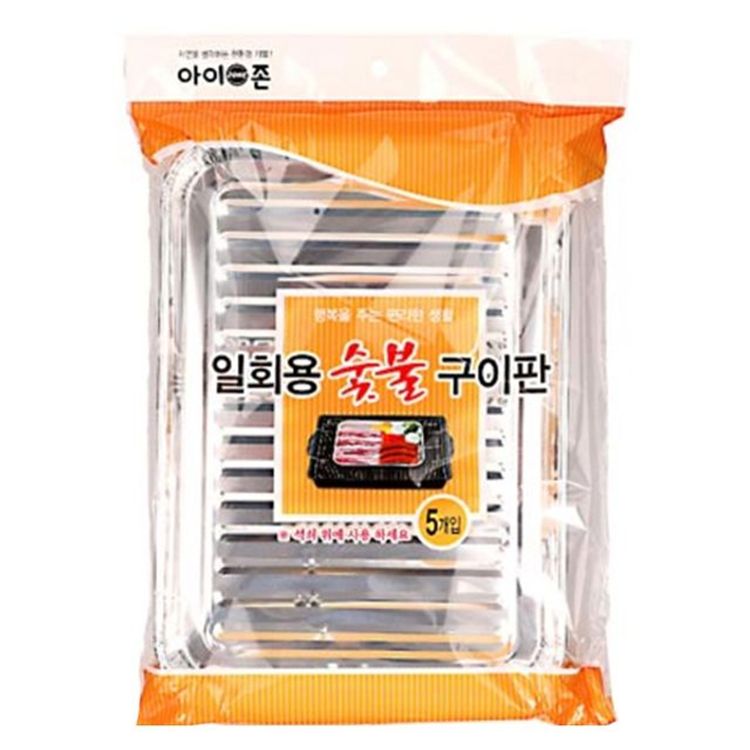 아이존 일회용 숯불 구이판 5p 홈플러스 택배배송