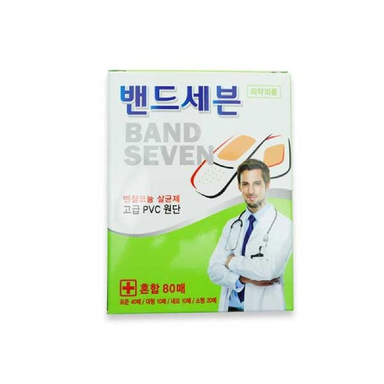 대일제약 밴드세븐 혼합 80매 일회용 반창고 거즈 홈플러스 택배배송