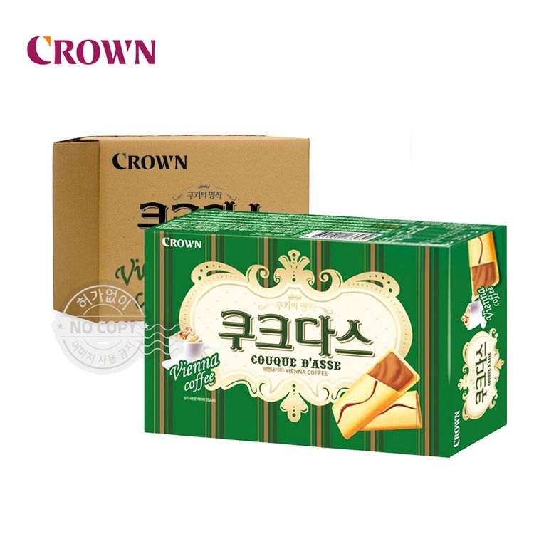 크라운 박스 쿠크다스 커피 128g 20입 과자 간식 홈플러스 택배배송