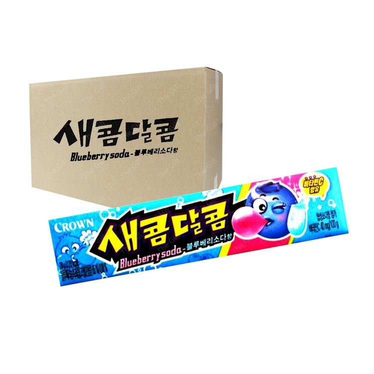 크라운 새콤달콤 블루베리소다 29g 90개입 박스 홈플러스 택배배송