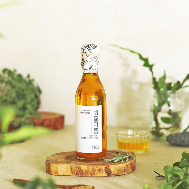 미식상회 100 통들깨 생압착 생들기름 350ml 홈플러스 택배배송