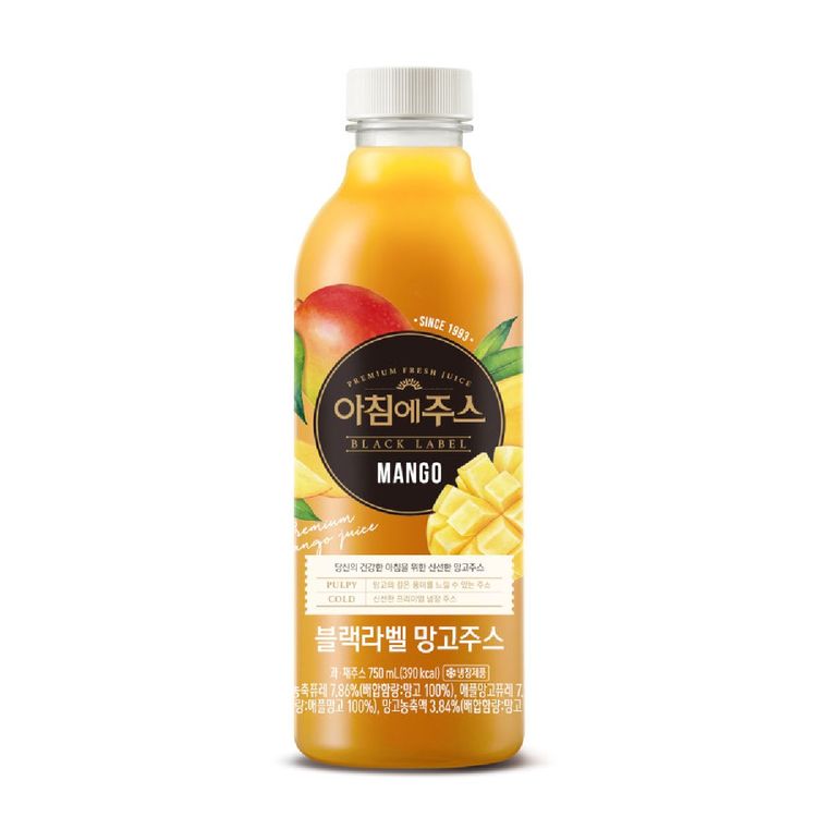 서울우유 아침에 주스 블랙라벨망고 750ml 홈플러스