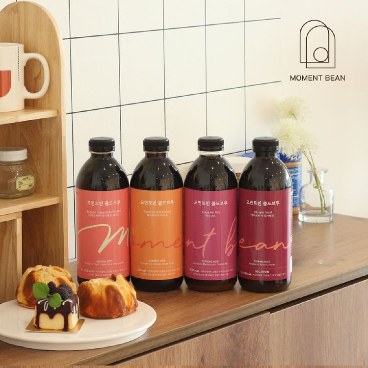 모먼트빈 콜드브루원액 더치커피 선물세트 예가체프 케냐aa 1l X 2병 홈플러스 택배배송