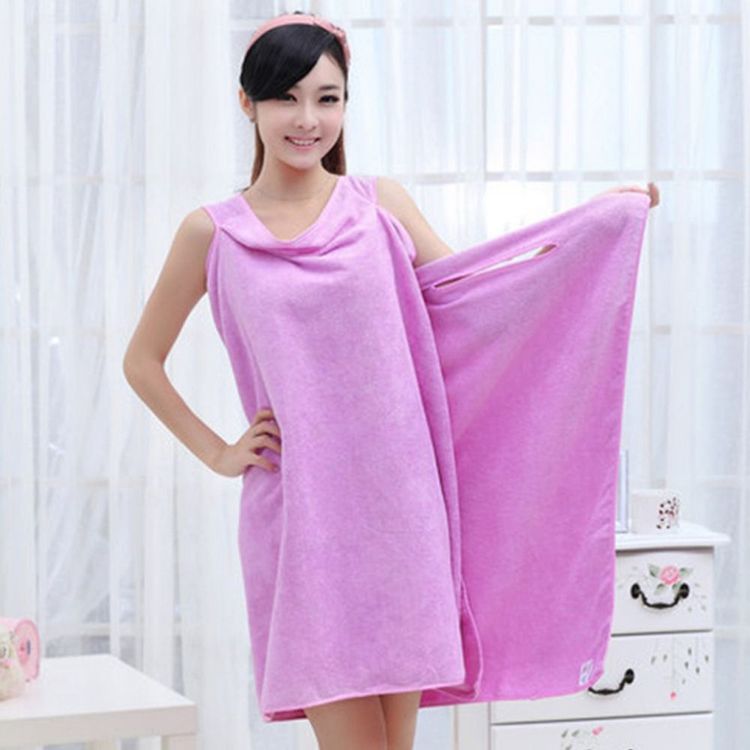 퍼플샤워가운 Nc18487246b 원피스 목욕가운 극세사타올 샤워랩 홈플러스 택배배송