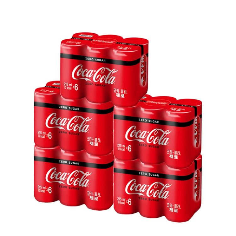 코카콜라 제로 탄산음료 215ml 30캔 1박스 홈플러스 택배배송