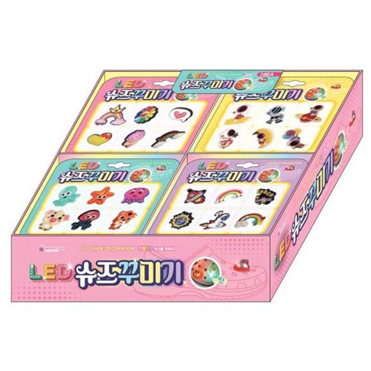 Led 슈즈 꾸미기 6개입 16p 신발 데코 파츠 악세서리 홈플러스 택배배송