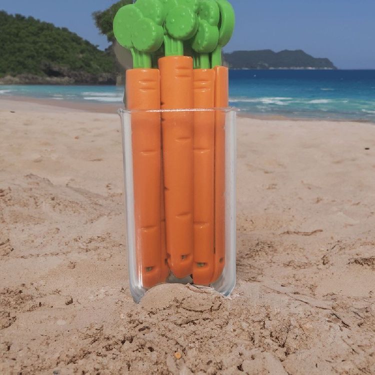 주방 당근모양 집게 밀폐용 씰링 클립5p 및 보관함 홈플러스 택배배송