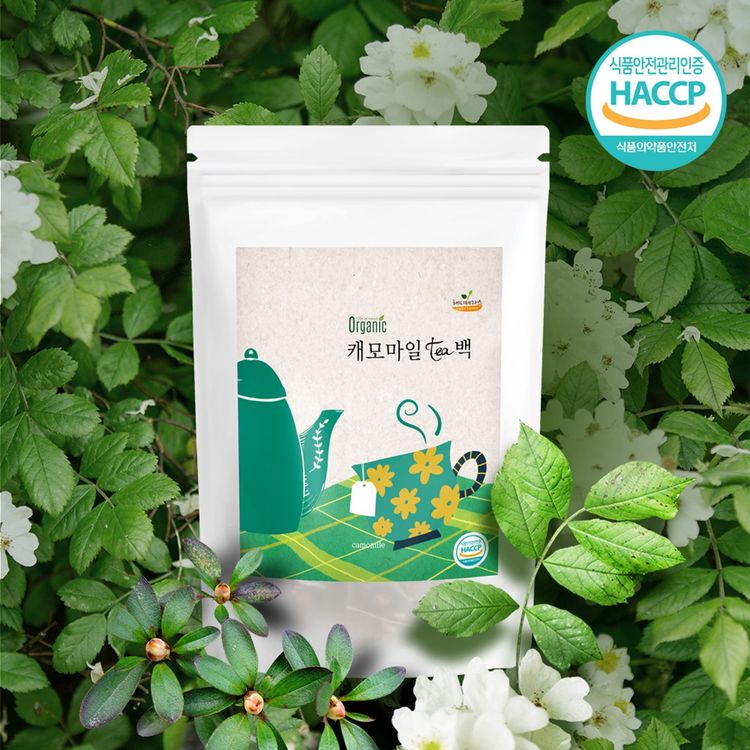유기농 캐모마일 허브차 삼각티백 25개입 홈플러스 택배배송