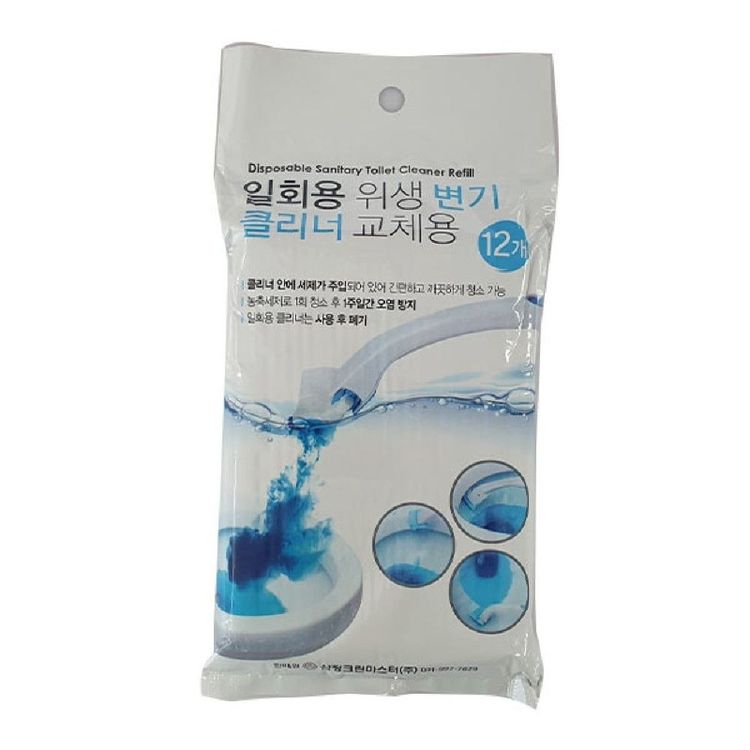 일회용 위생 변기 클리너 교체용 12개입 홈플러스 택배배송