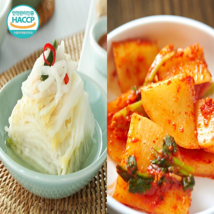 Fresh 국내산김치 봉화청량산 별미김치세트 석박지 5kg백김치 5kg 아이스박스포장 홈플러스 택배배송