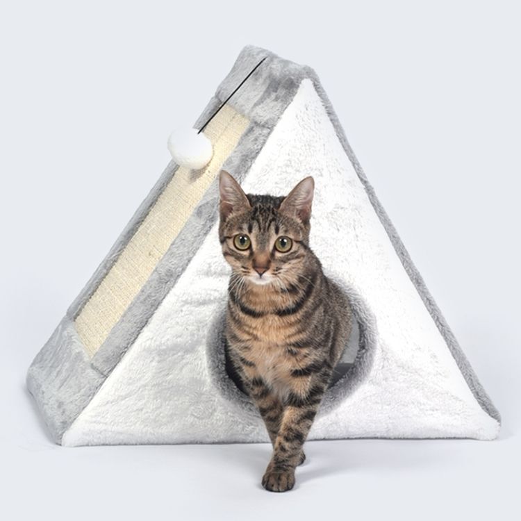 고양이 삼각 스크래처 숨숨 하우스 홈플러스 택배배송