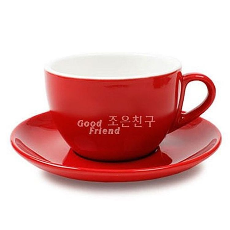 도자기 카푸치노 레드 커피잔 커피컵 머그컵 머그잔 홈플러스 택배배송
