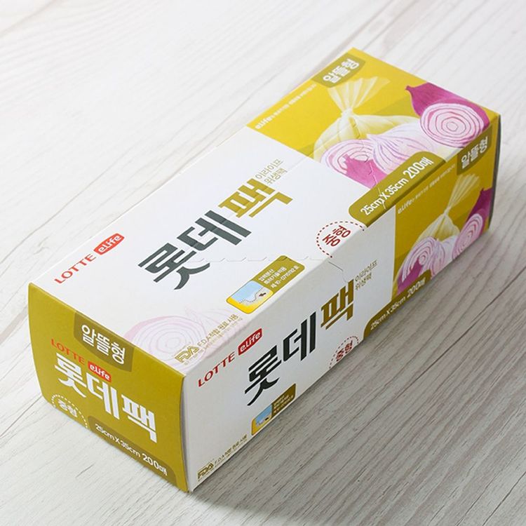200매 롯데위생팩 New 알뜰형 중 비닐 크린백 홈플러스 택배배송
