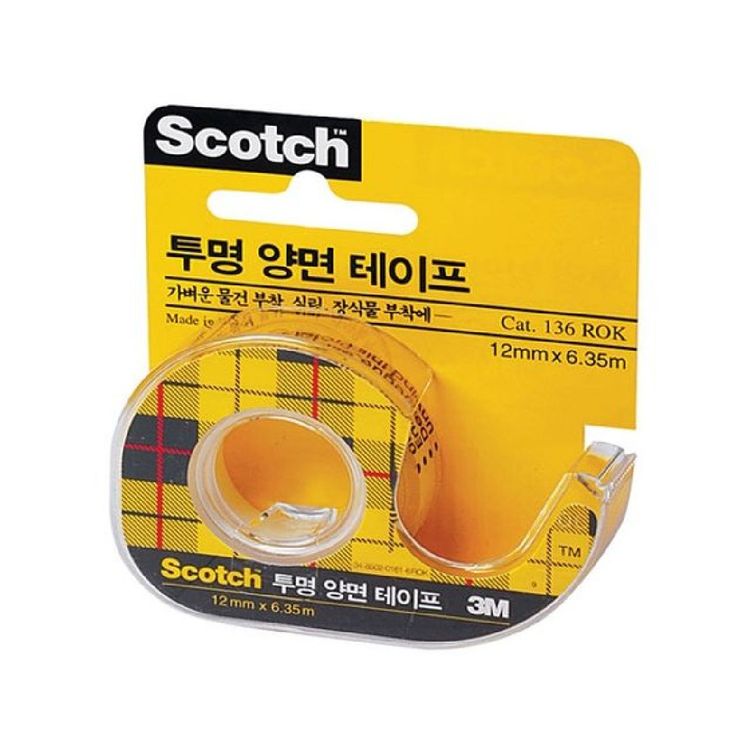 투명 양면테이프 137 12x114m 1개 양면스티커 풀테이프 폼테이프 홈플러스 택배배송