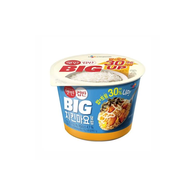 햇반 컵반 BIG 치킨마요덮밥 313g 18개 | 홈플러스 택배배송