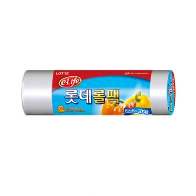 롯데롤팩 25x35cm 200매 위생백 비닐백 홈플러스 택배배송