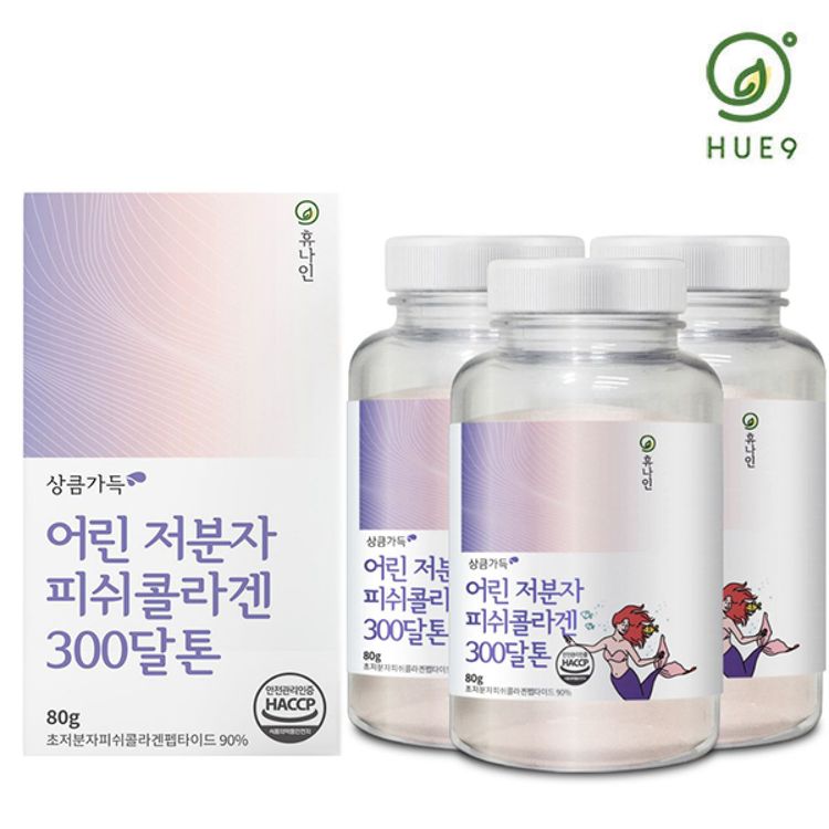 휴나인 상큼가득 어린 저분자 피쉬콜라겐 300달톤 3박스박스당 80g 비타민c 레몬맛 홈플러스 택배배송
