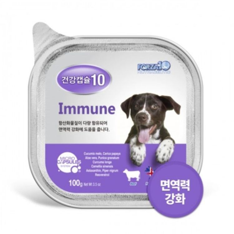 주그린펫 포르자 강아지 건강캡슐사각캔 면역100g 1박스 32개 홈플러스 택배배송
