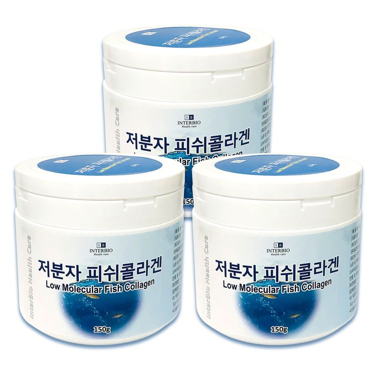 인터바이오 저분자 피쉬콜라겐 분말 3통 총450g 홈플러스 판매자택배