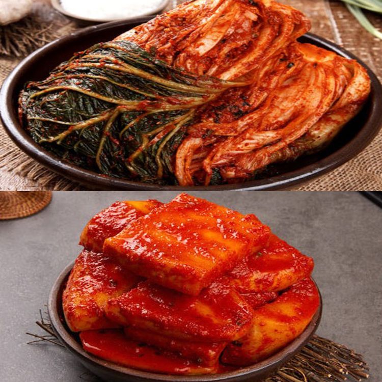 Fresh 한복심 국내산 당일제조 수제 김치 혼합세트 포기김치 3kg 석박지 2kg 홈플러스 택배배송