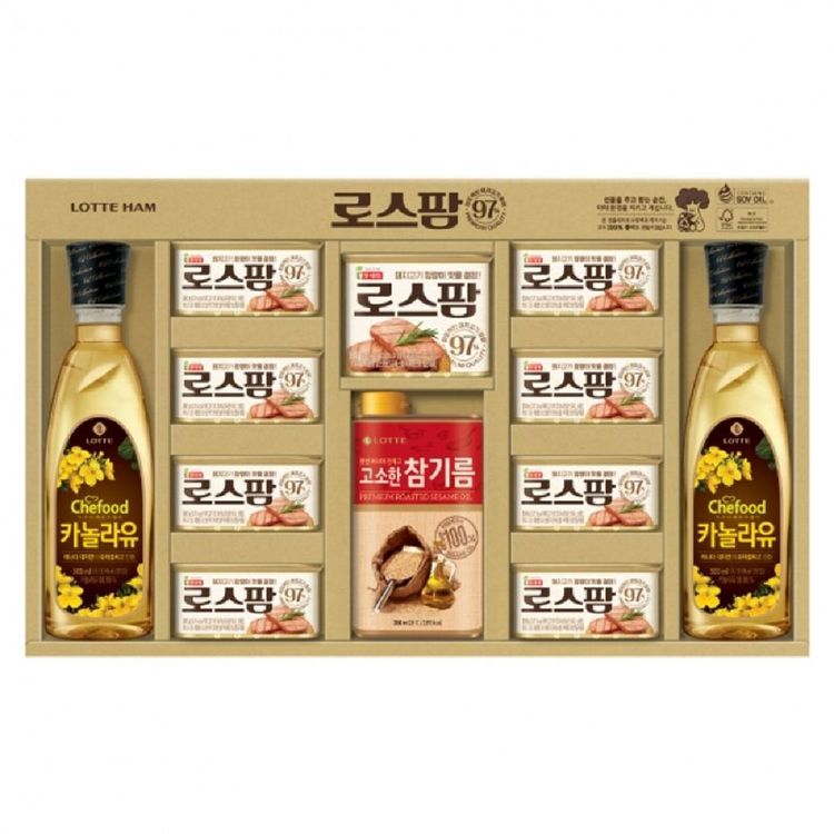 롯데푸드 로스팜97 프리미엄 1호 Eco 포장 혼합선물세트 햄선물세트 추석선물세트 명절선물 홈플러스 택배배송
