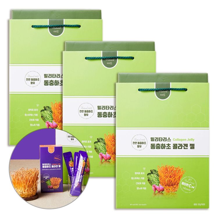 벼리 밀리타리스 동충하초 천년초 콜라겐 젤 180포 홈플러스 택배배송
