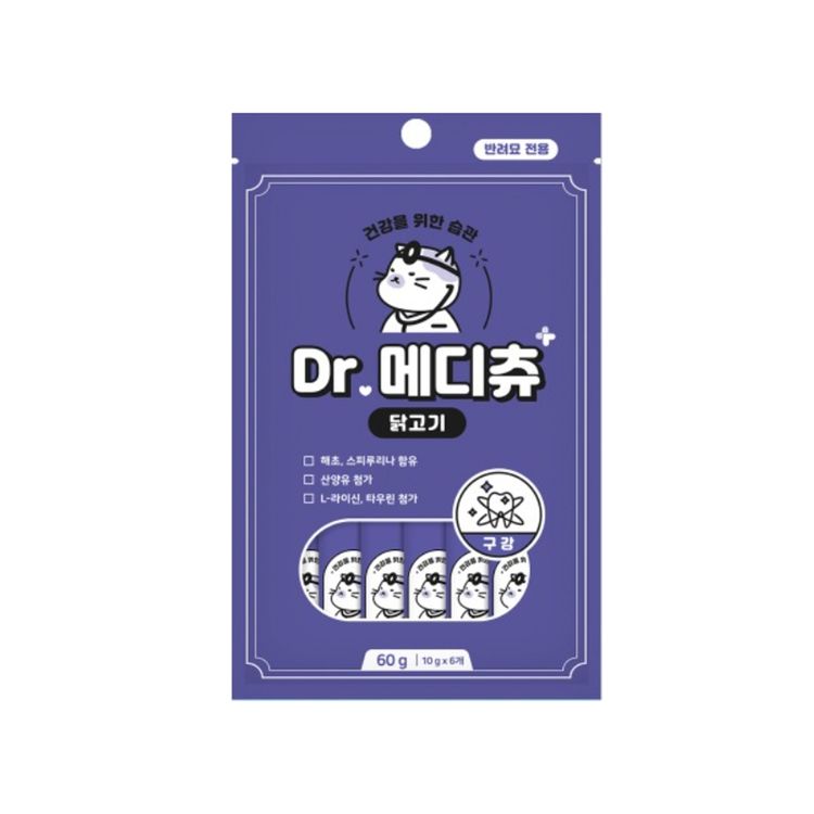 닥터 메디츄 닭고기구강 60g 10입 홈플러스 택배배송