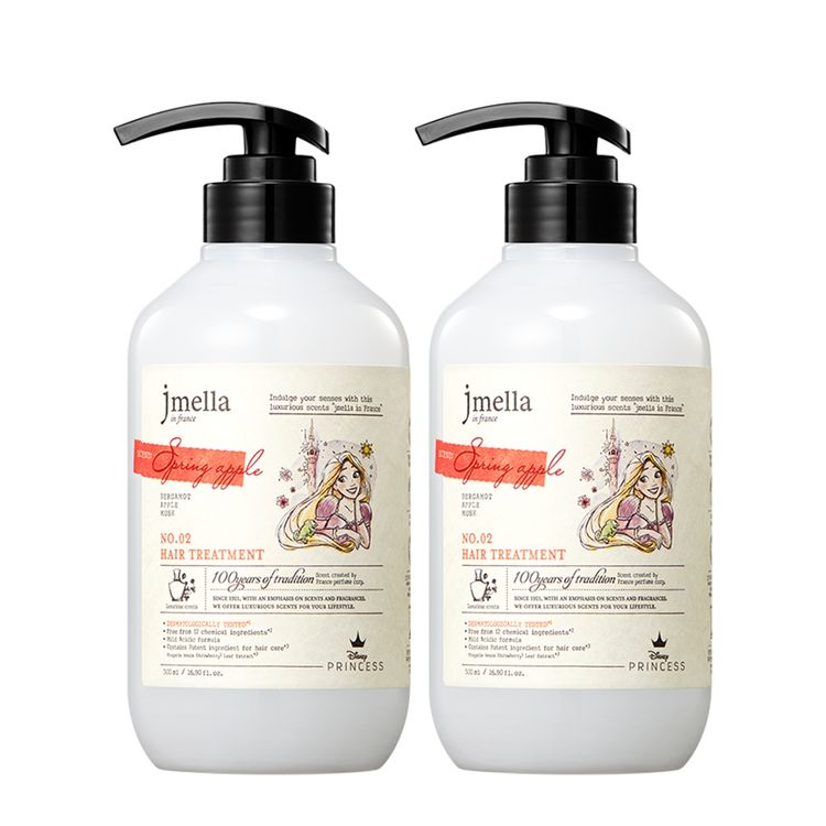 제이멜라 디즈니 스프링 애플 헤어 퍼퓸 트리트먼트 500ml X 2개 홈플러스 택배배송